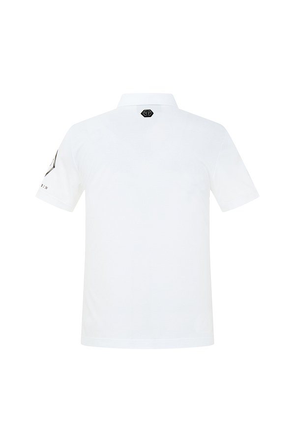 Philipp Plein Golf필립플레인 골프 Men 헥사 슬리브 프린트 폴로 셔츠 Sivillage 에스아이빌리지