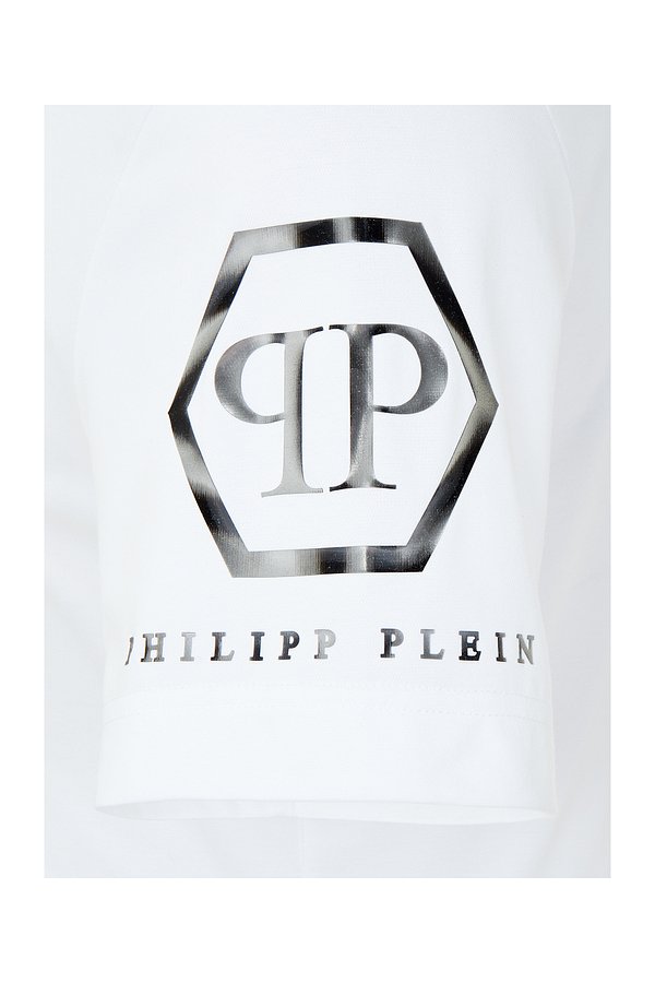 Philipp Plein Golf필립플레인 골프 Men 헥사 슬리브 프린트 폴로 셔츠 Sivillage 에스아이빌리지