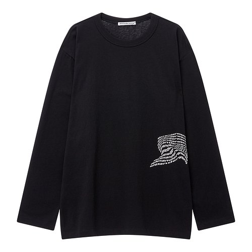 Alexander Wang알렉산더왕 Alexanderwangt 로고 포인트 크루넥 티셔츠 Sivillage 에스