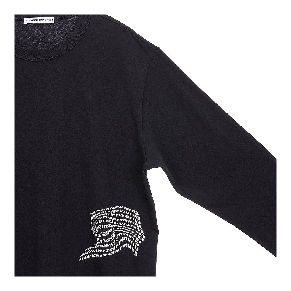 Alexander Wang알렉산더왕 Alexanderwangt 로고 포인트 크루넥 티셔츠 Sivillage 에스