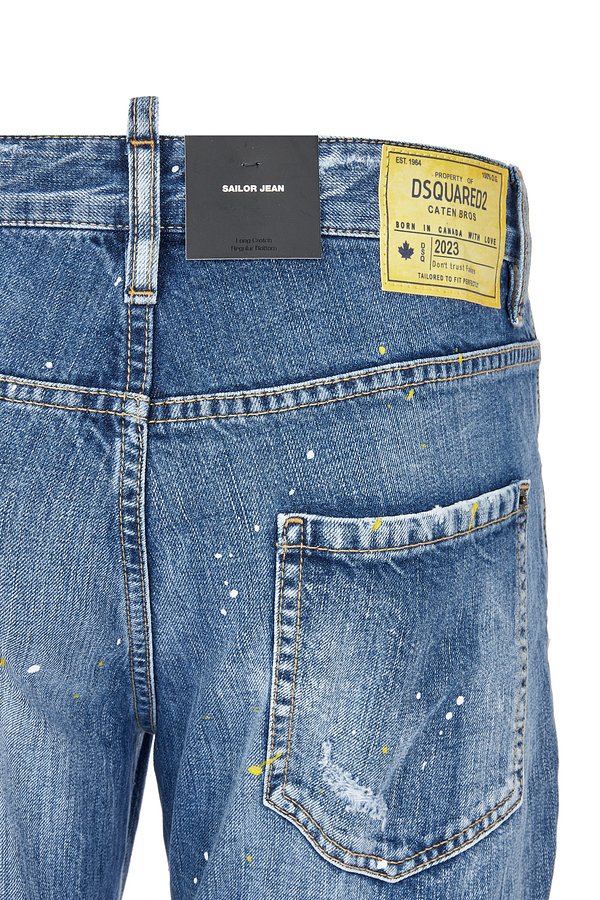 Dsquared2디스퀘어드2 남성 데미지 롤업 세일러 진 Sailor Sivillage 에스아이빌리지