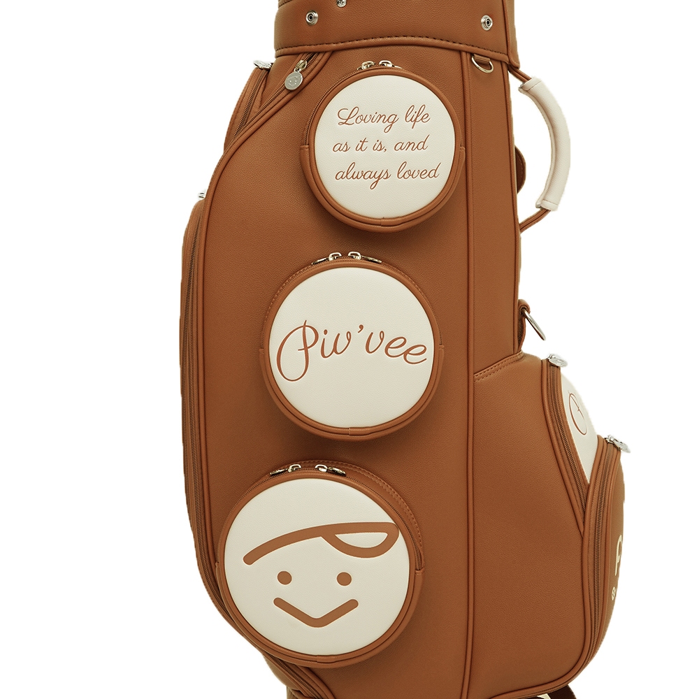 Pivvee classic caddie bag (squirrel brown) - S.I.VILLAGE