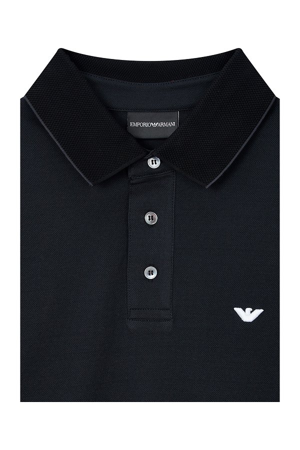 Emporio Armani엠포리오 아르마니 남성 컬러 블록 피케 폴로 셔츠 Sivillage 에스아이빌리지