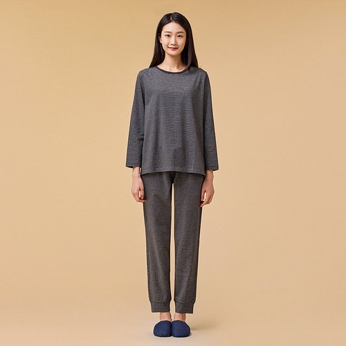 Jaju자주 여 Better코튼 조거핏 10부 라운지 세트 Sivillage 에스아이빌리지