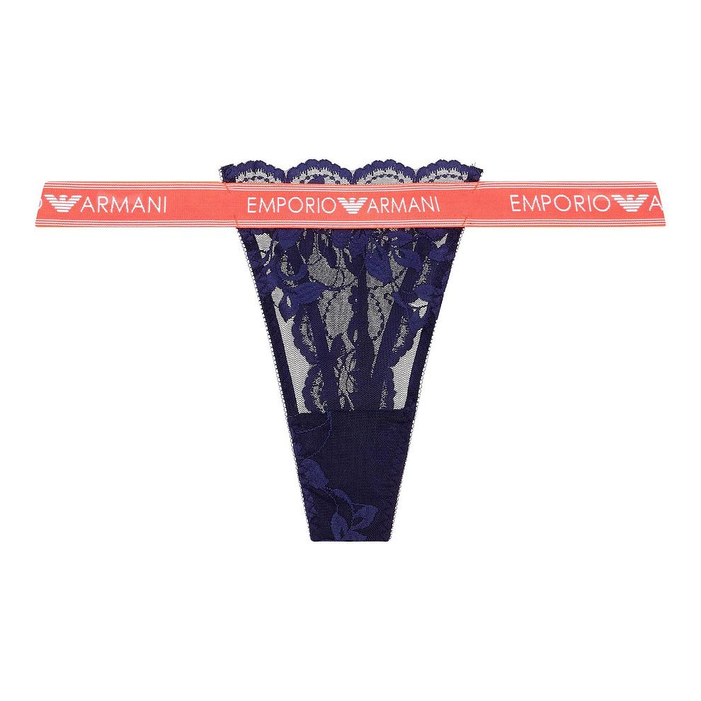 Emporio Armani Underwear엠포리오 아르마니 언더웨어 풀로고 스트랩 레이스 푸쉬업 브라 And 티팬티 세트