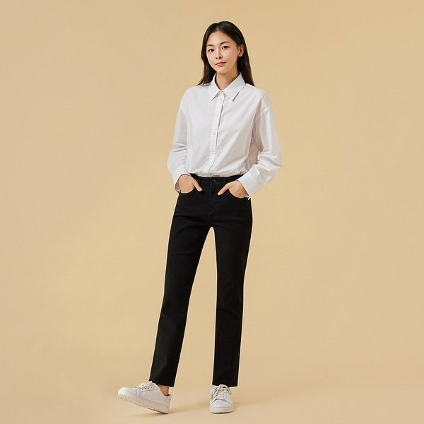 Jaju자주 여 카라 루즈핏 셔츠 Sivillage 에스아이빌리지