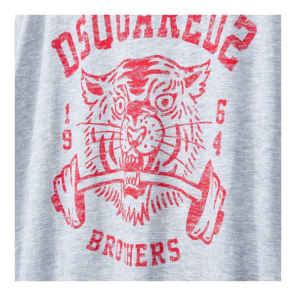 Dsquared2디스퀘어드2 타이거 로고 프린트 티셔츠 Sivillage 에스아이빌리지