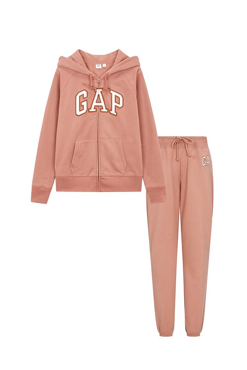Gap Adults갭 여성 로고 패치 래글런 후드 집업 And 조거 팬츠 Sivillage 에스아이빌리지