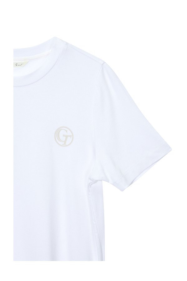 Gcut지컷 서클 로고 레이온 티셔츠 Sivillage 에스아이빌리지