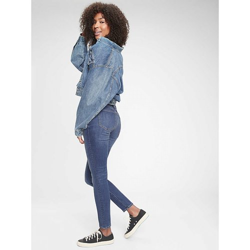 Gap Adults갭 ★갭 여성 21년 Spring★ 스트레치 워시드 스키니진 Sivillage 에스아이빌리지