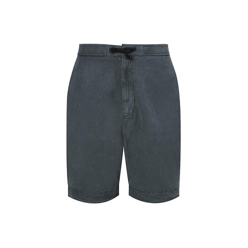 Officine Generale종료오피신제네랄종료 차콜그레이 멜란지 Phil 이태리 린넨 밴딩 숏팬츠