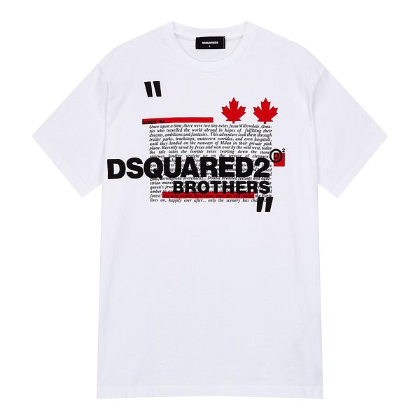 Dsquared2디스퀘어드2 레터링 로고 그래픽 티셔츠 Sivillage 에스아이빌리지