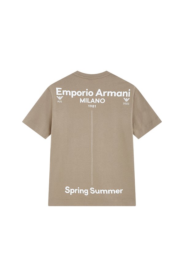 Emporio Armani엠포리오 아르마니 남성 로고 포인트 크루넥 티셔츠 Sivillage 에스아이빌리지