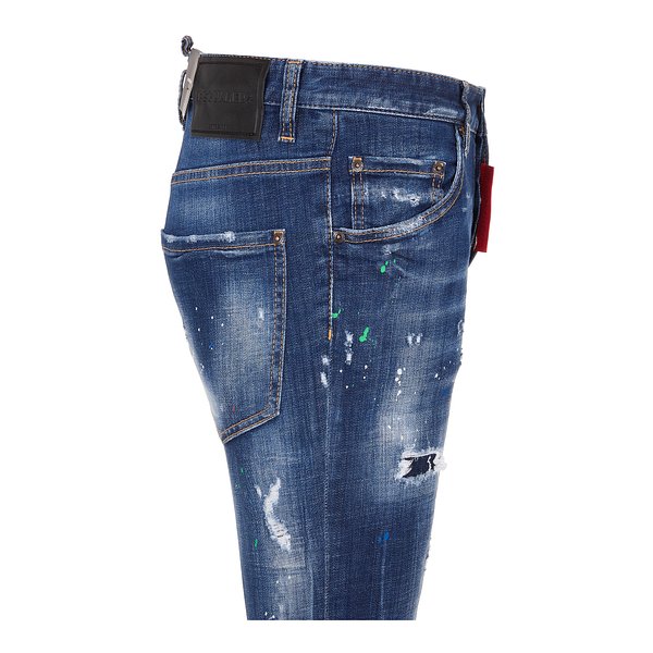 Dsquared2디스퀘어드2 컬러풀 페인팅 데님 팬츠 Skater Sivillage 에스아이빌리지