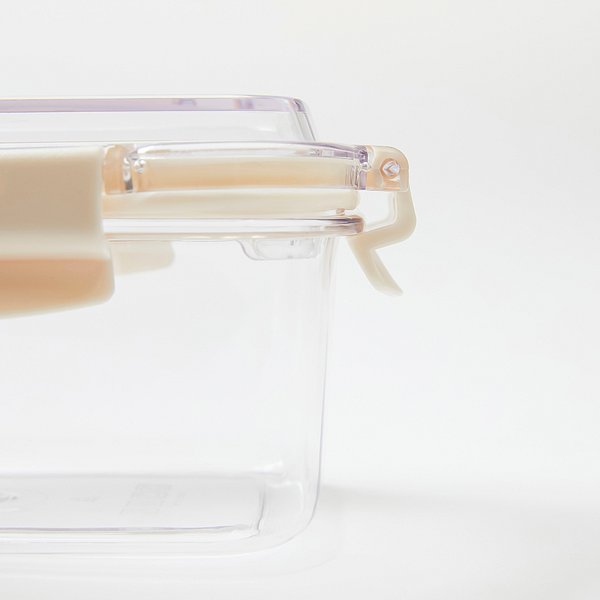 Jaju자주 속이 잘 보이는투명 에코젠 밀폐용기600ml Sivillage 에스아이빌리지