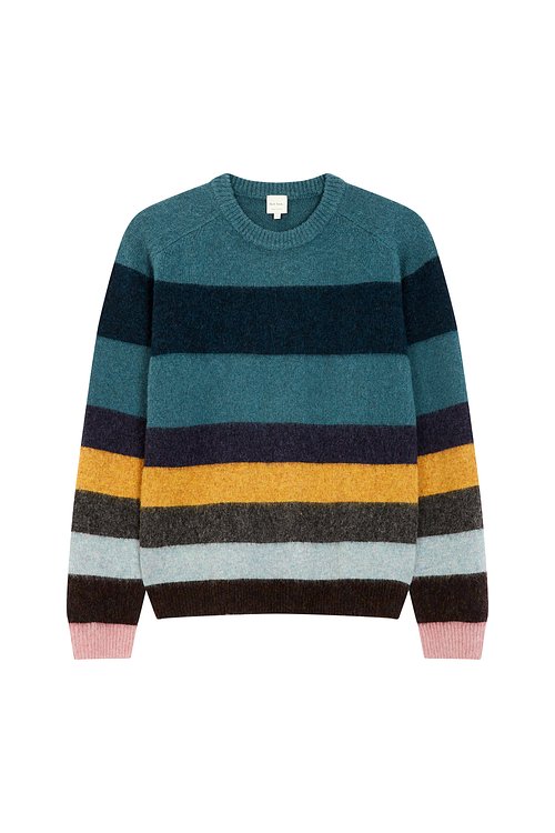 Paul Smith폴스미스 스트라이프 헤어리 울 니트 Sivillage 에스아이빌리지