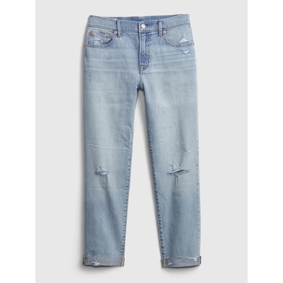 Gap Adults갭 ★갭 여성 21년 Spring★ 워시드 디스트로이드 데님 팬츠 Sivillage 에스아이빌리지