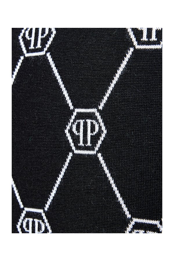 Philipp Plein Golf필립플레인 골프 Men 헥사 모노그램 크루넥 스웨터 Sivillage 에스아이빌리지