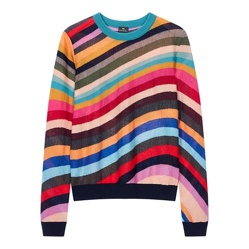 Paul Smith폴스미스 Ps Paul Smith 여성 멀티 스트라이프 울 니트 Sivillage 에스아이빌리지