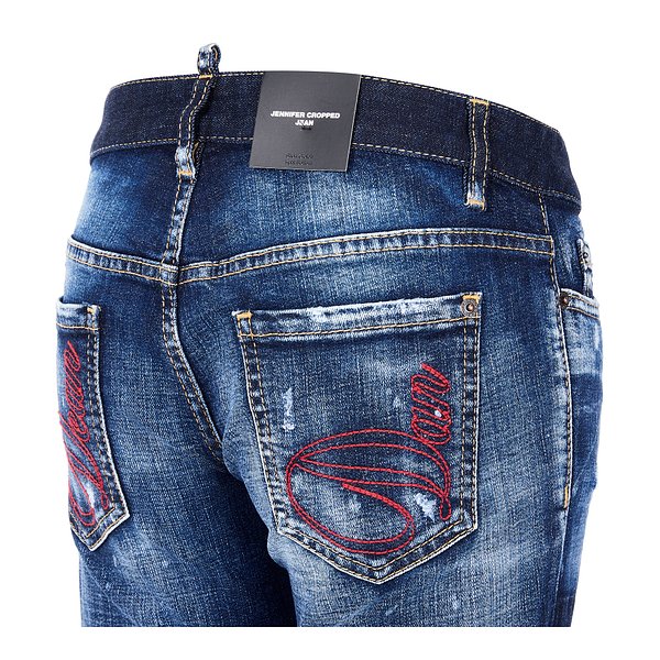 Dsquared2디스퀘어드2 스티치 포켓 제니퍼 크롭트 진 Jennifer Cropped Sivillage 에스