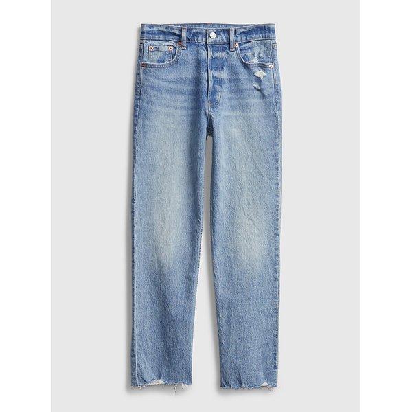 Gap Adults갭 ★갭 여성 21년 Spring★ 워시드 하이라이즈 데님 팬츠 Sivillage 에스아이빌리지