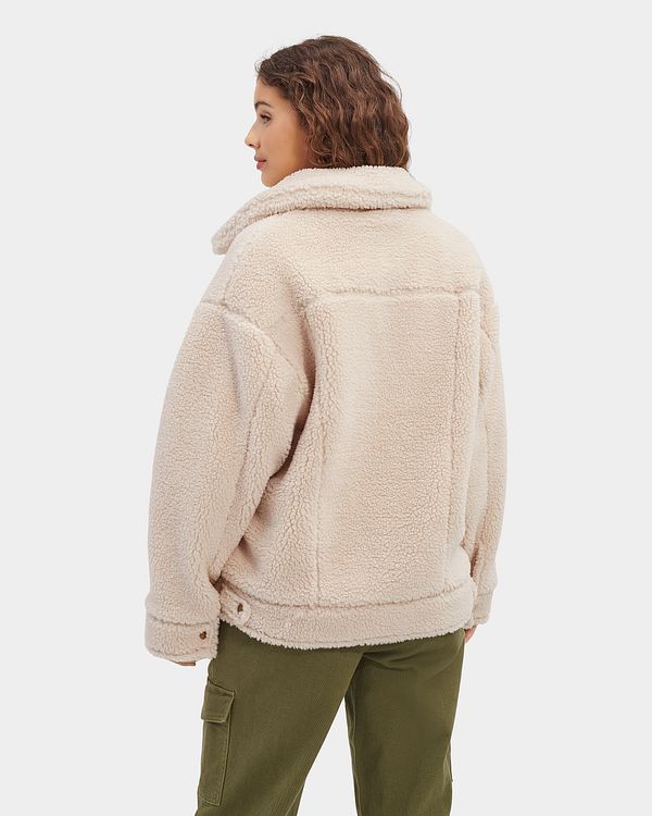 Ugg어그 For Women Ugg 셔츠 자켓 프랭키 셰르파 트러커 자켓 Sivillage 에스아이빌리지