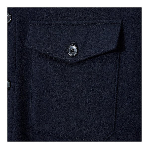 Jlindeberg제이린드버그 Men Collection 플랫 울 루즈핏 오버셔츠 Sivillage 에스아이빌리지