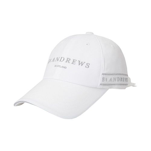 Standrews세인트앤드류스 여성 워딩 로고 리본 볼캡 Sivillage 에스아이빌리지
