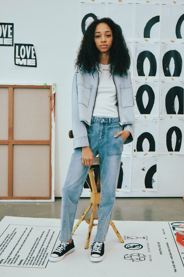 Vov보브 리오더 Lovexdenim 스퀘어 포켓 배기 데님 팬츠 Sivillage 에스아이빌리지
