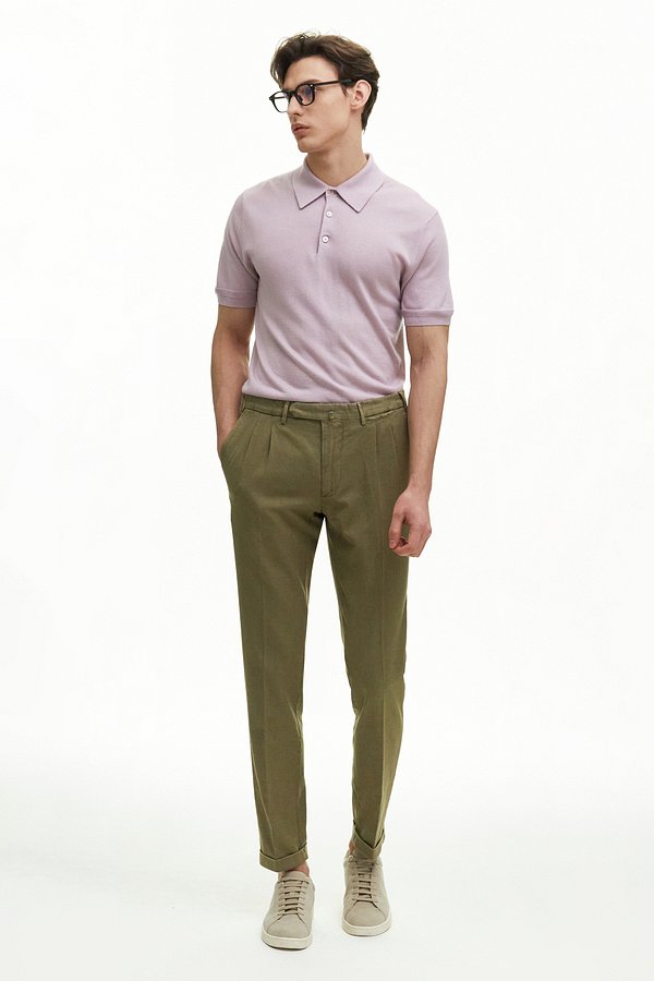 Man On The Boon맨온더분 Santaniello 린넨블렌드 가먼트 다잉 플리츠 팬츠 Sivillage