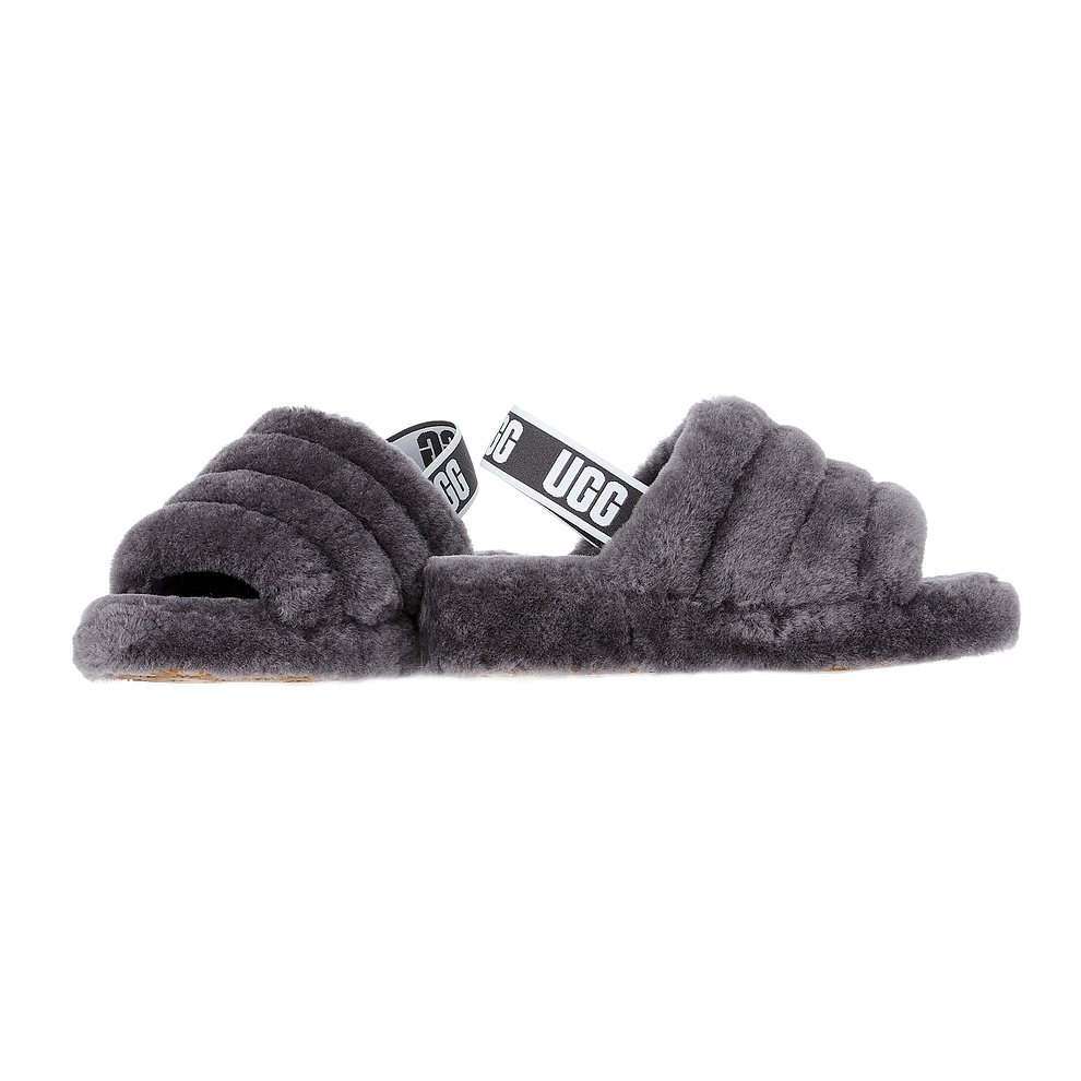 For Women Ugg 스트랩 퍼 슬리퍼 플러프 예 슬라이드 Sivillage
