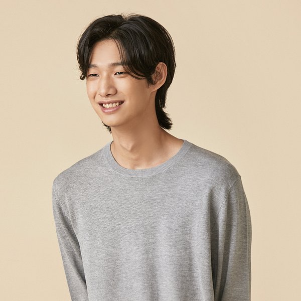 Jaju자주 남 워셔블 라운드넥 스웨터 Sivillage 에스아이빌리지