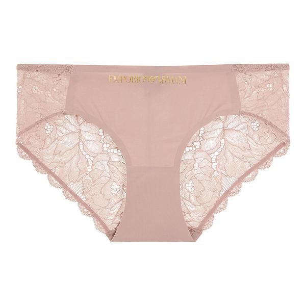 Emporio Armani Underwear엠포리오 아르마니 언더웨어 메탈릭 로고 브라렛 브라 And 하이 브리프 세트 S