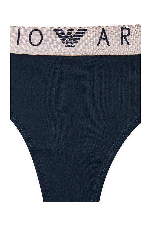 Emporio Armani Underwear엠포리오 아르마니 언더웨어 글로시 로고 밴드 마이크로 티팬티 Si