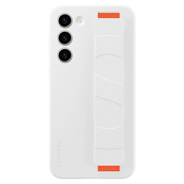 Samsung삼성전자 삼성 정품 갤럭시 S23 플러스 실리콘 그립 케이스 화이트 Sivillage 에스아이빌리지
