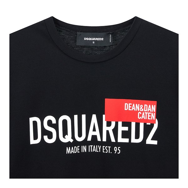 Dsquared2디스퀘어드2 로고 프린트 크루넥 티셔츠 Sivillage 에스아이빌리지