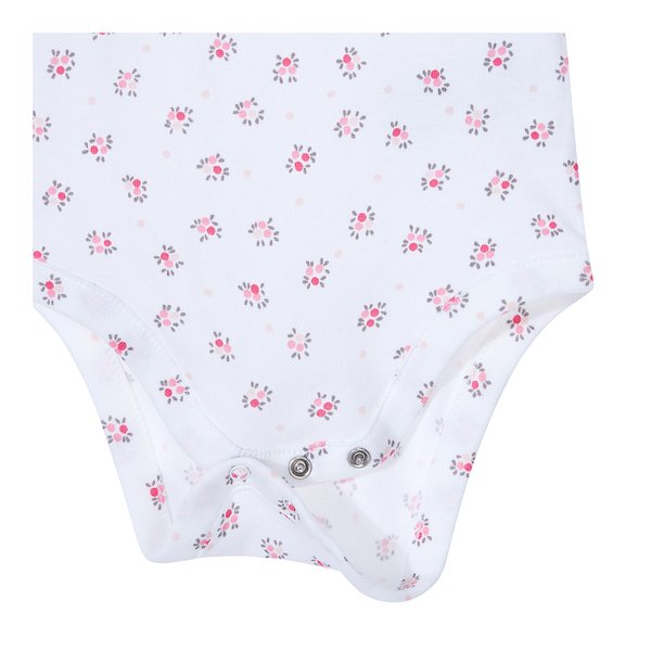 ★갭키즈 22년 Spring★ 베이비 여아 3 12개월 패턴and솔리드 코튼 바디수트 3pack Sivillage
