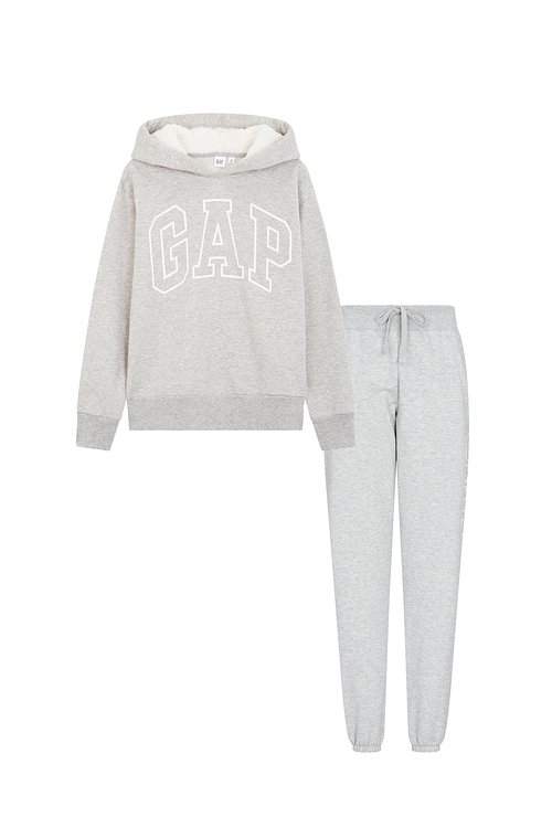 Gap Adults갭 여성 로고 셰르파 후드 티셔츠 And 조거 팬츠 Sivillage 에스아이빌리지
