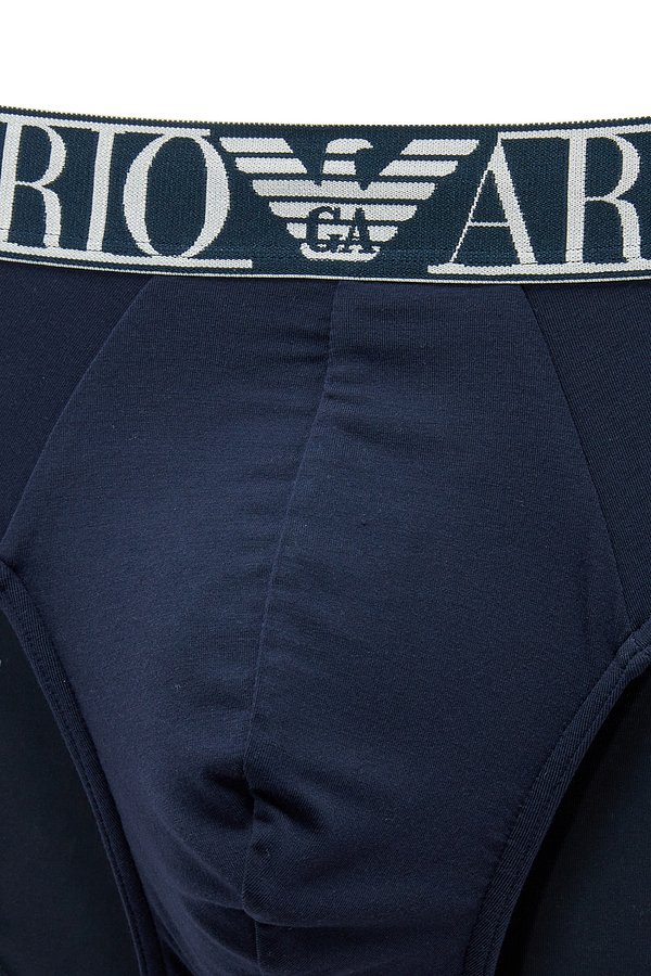 Emporio Armani Underwear엠포리오 아르마니 언더웨어 남성 빅 로고 밴딩 레이온 브리프 Si