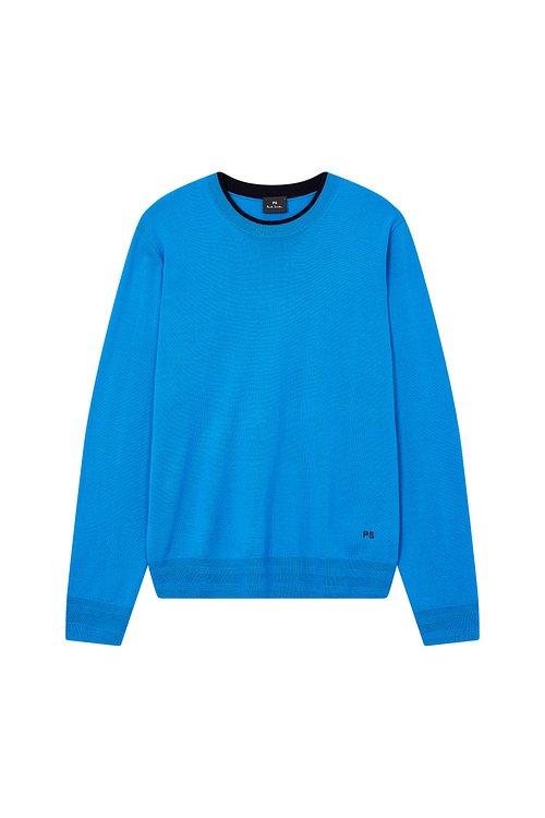 Paul Smith폴스미스 Ps Paul Smith 배색 라인 크루넥 울 니트 Sivillage 에스아이빌리지