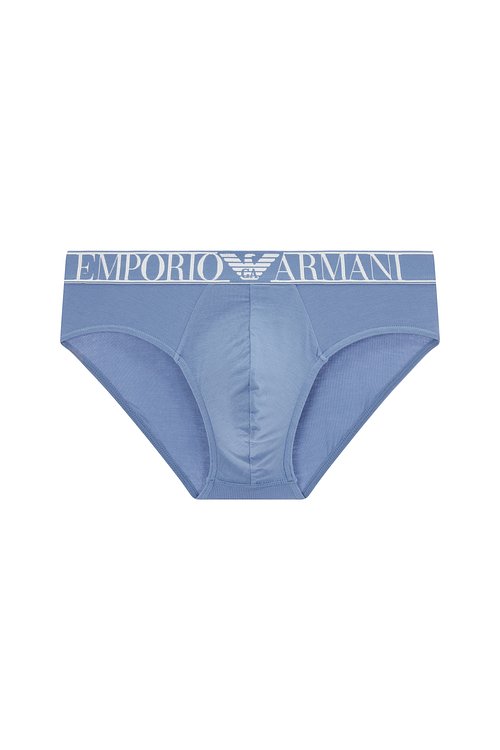 Emporio Armani Underwear엠포리오 아르마니 언더웨어 남성 빅 로고 밴딩 레이온 브리프 Si