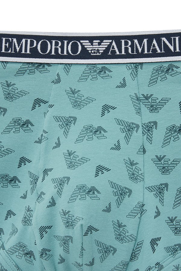 Emporio Armani Underwear엠포리오 아르마니 언더웨어 남성 이글 패턴 코튼 드로즈 Sivillage