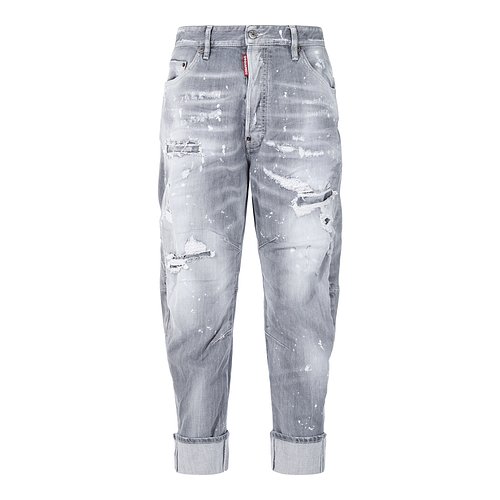 Dsquared2디스퀘어드2 레터링 롤업 컴뱃 진 Combat Sivillage 에스아이빌리지