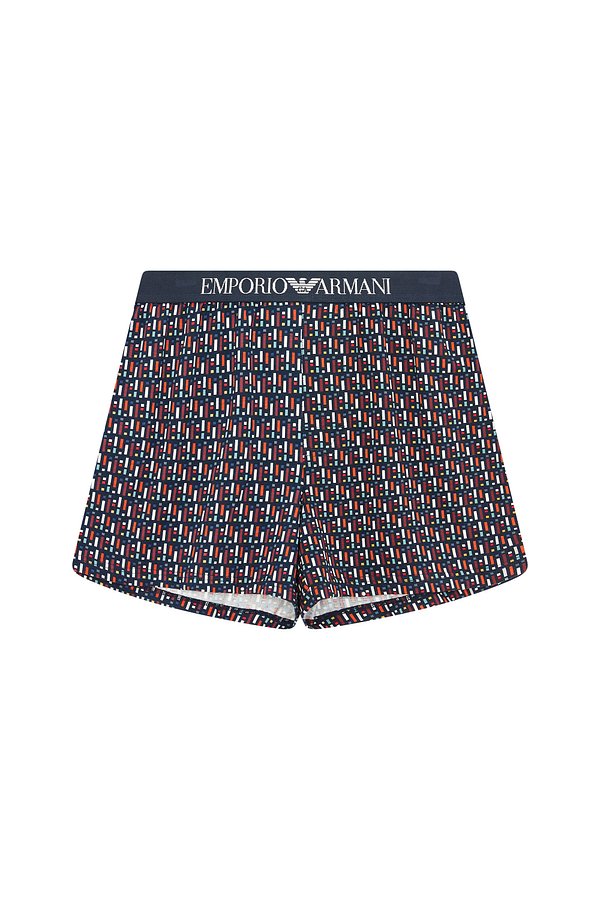 Emporio Armani Underwear엠포리오 아르마니 언더웨어 남성 로고 밴딩 패턴드 코튼 트렁크 Si