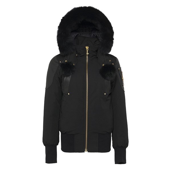 Moose Knuckles무스너클종료 무스너클 여성 패딩 골드 다운 봄버 재킷 Ladies Gold Bomber