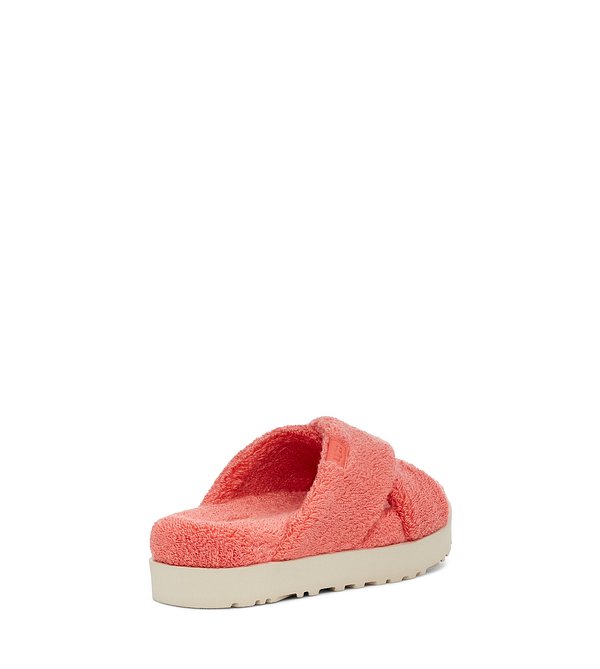 Ugg어그 For Women 친환경 테리 크로스 슬라이드 퍼즈 슈거 테리 크로스 슬라이드 Sivillage