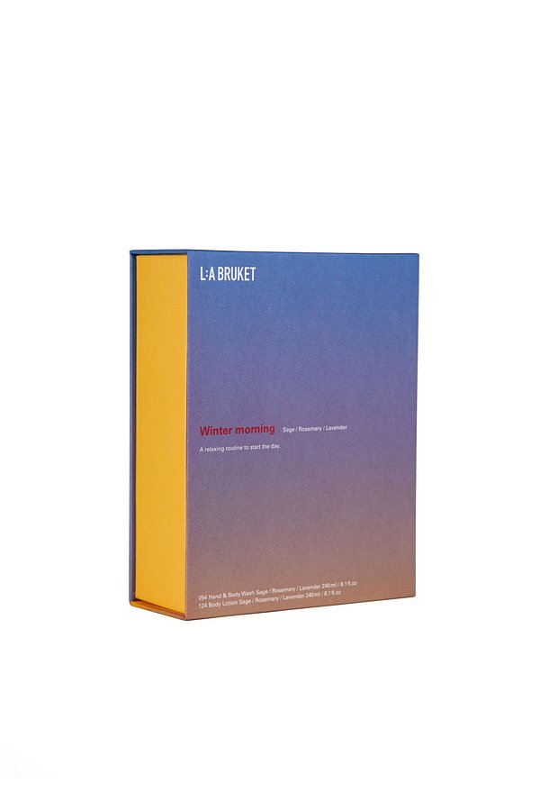 La Bruket라부르켓 윈터 모닝 키트 세이지로즈마리라벤더 바디워시바디로션 Sivillage 에스아이빌리지