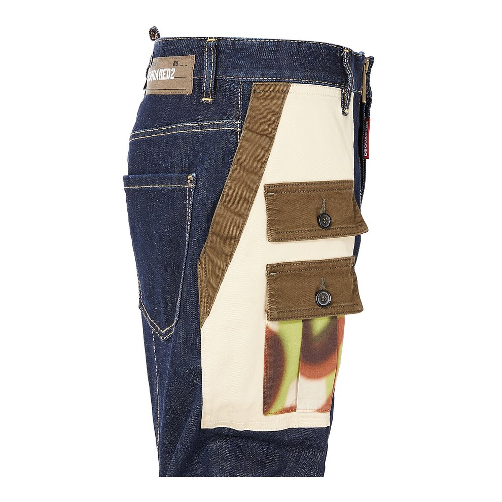Dsquared2디스퀘어드2 패치 포켓 롤업 컴뱃 진 Combat Sivillage 에스아이빌리지