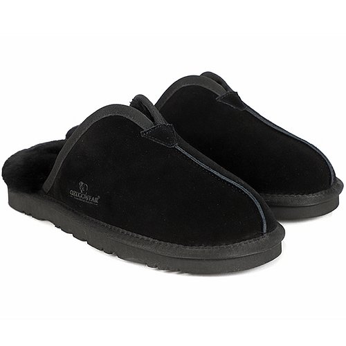 Ozwear오즈웨어 오즈어그웨어 남성 양털 슬리퍼 Ugg 메이슨 Ouw128 Black Sivillage 에스