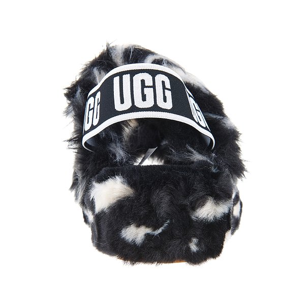 Ugg어그 For Women 도트 패턴 퍼 샌들 오 예 스팟 Sivillage 에스아이빌리지